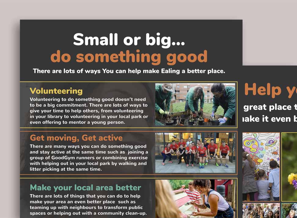 Leaflets & Posters - Do Something Good